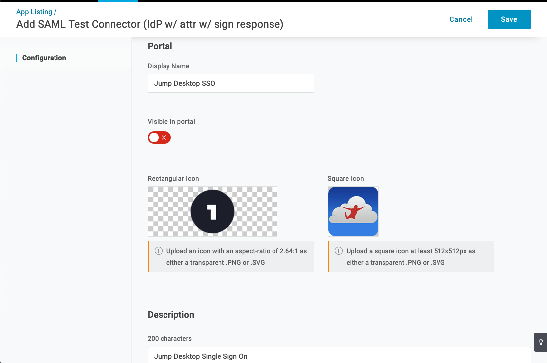 Set up Single Sign On – Jump Desktop Support